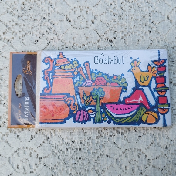 Vintage | Party Supplies | Retro Vintage Cook Out Invitations | Poshmark